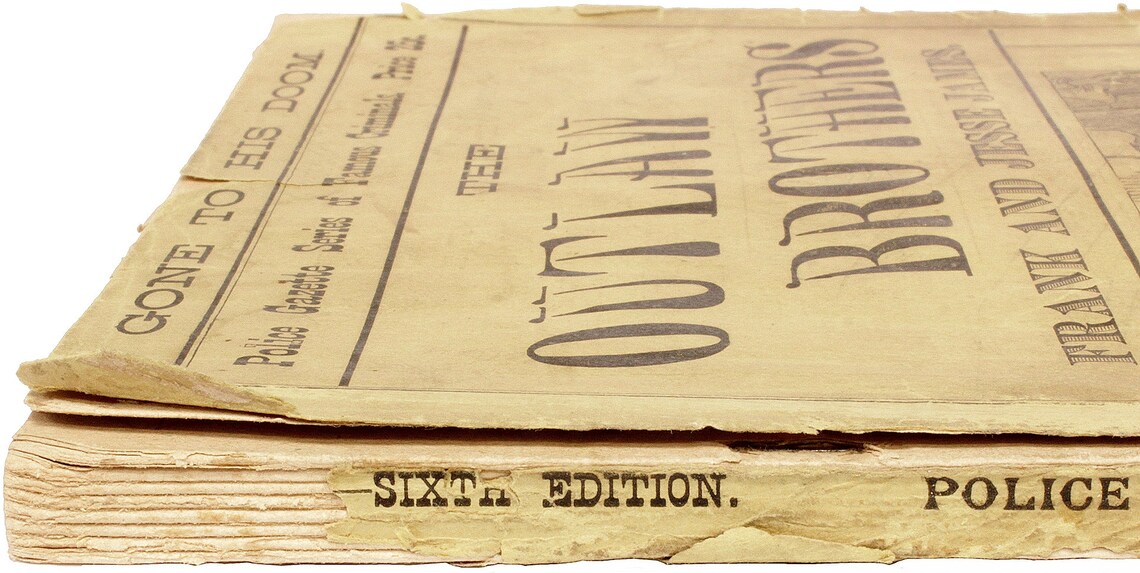 Daggett, Thomas F.. the Outlaw Brothers, Frank and Jesse James. Lives ...