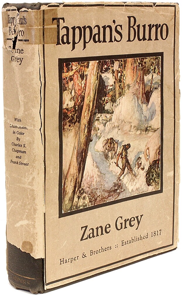 GREY, Zane. Tappan's Burro. first Edition PRESENTATION COPY 1923 - Etsy