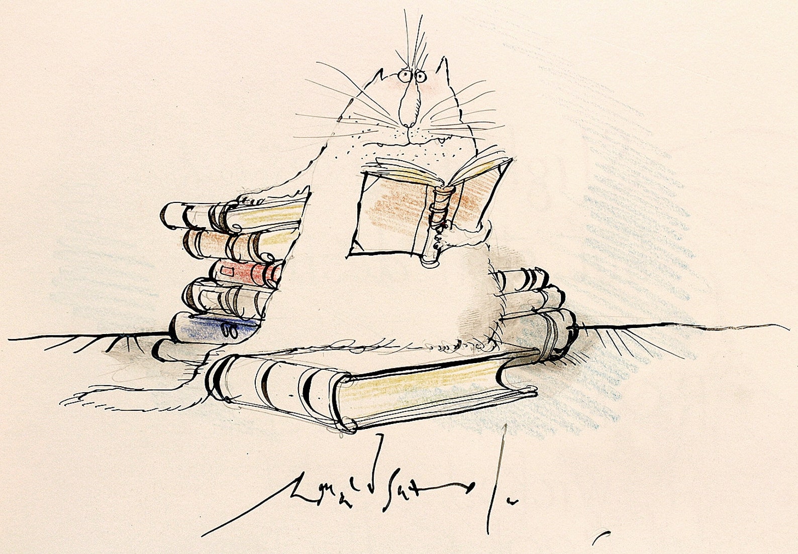 SEARLE, Ronald. Slightly Foxed - but Still Desirable. (first Deluxe ...