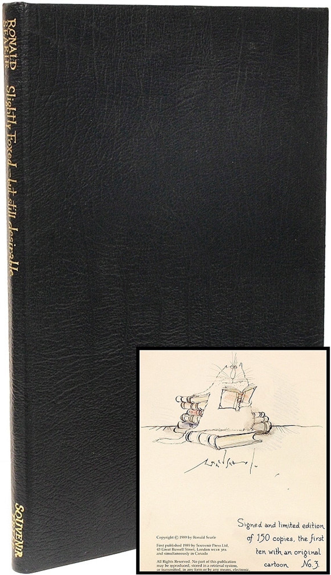SEARLE, Ronald. Slightly Foxed - but Still Desirable. (first Deluxe ...