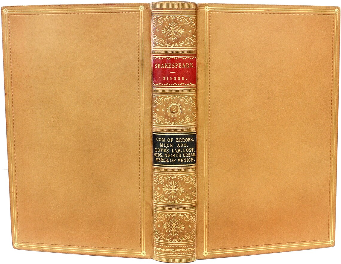 SHAKESPEARE, William. the Dramatic Works of William Shakespeare. With A ...