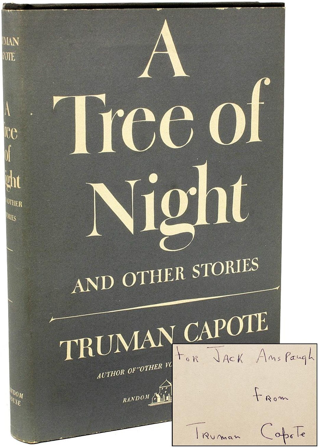CAPOTE, Truman. A Tree of Night and Other Stories. (1949 - First ...