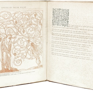 WILDE, Oscar. the Sphinx. (1894- FIRST EDITION - Illustrated by Charles ...