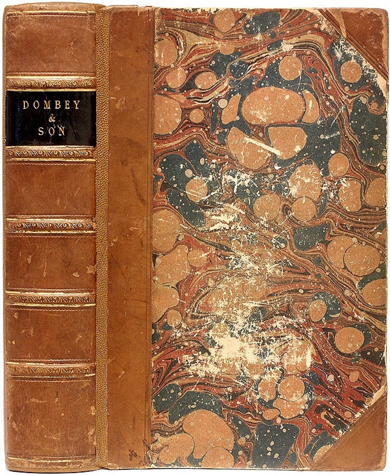 Dickens Charles Dombey And Son 1848 First Edition Bound From The Parts Etsy