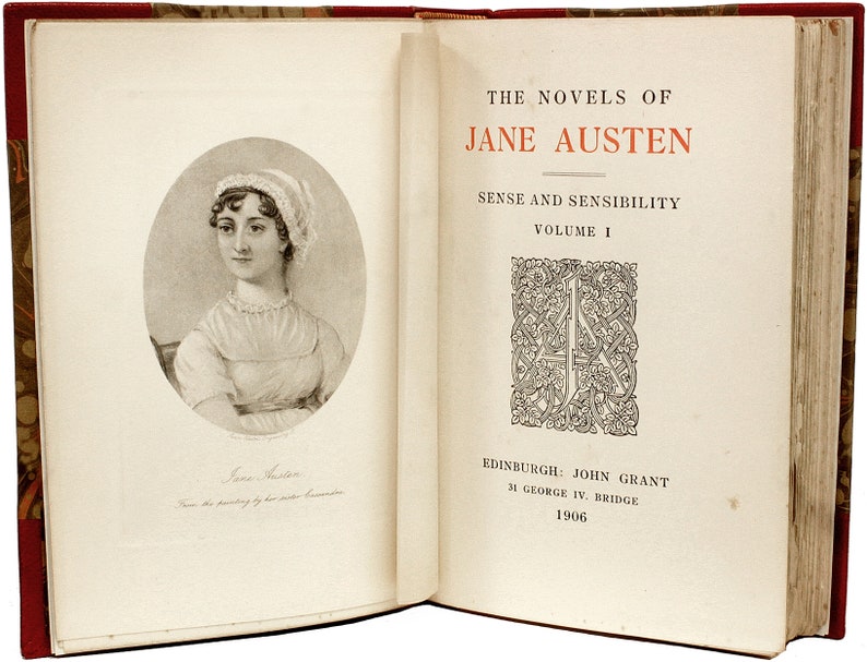 AUSTEN, Jane. the Novels (works) of Jane Austen. (10 Volumes - the ...