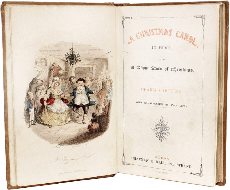 DICKENS, Charles. A Christmas Carol in Prose Being A Ghost Story of ...