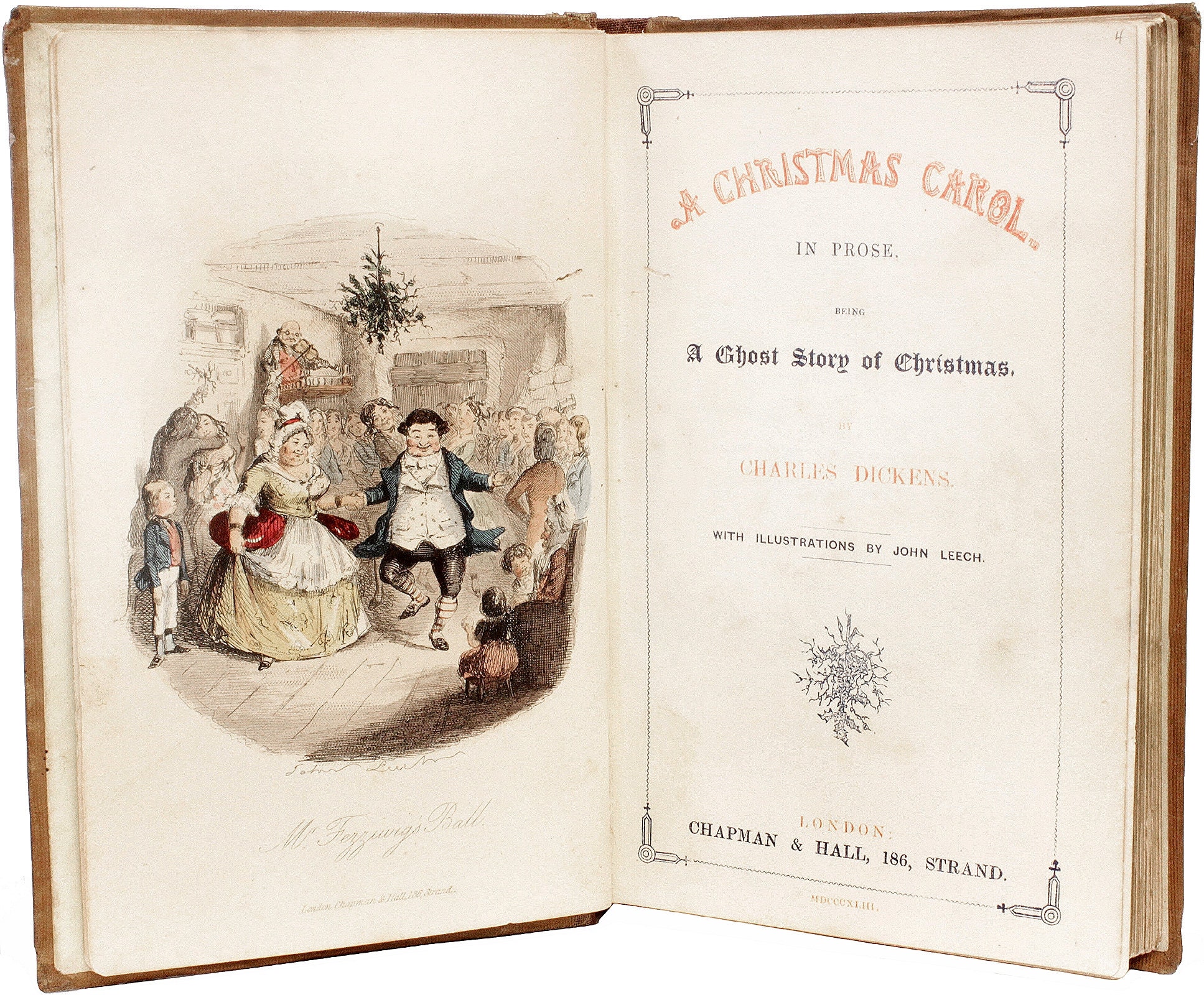 DICKENS, Charles. A Christmas Carol in Prose Being A Ghost Story of ...