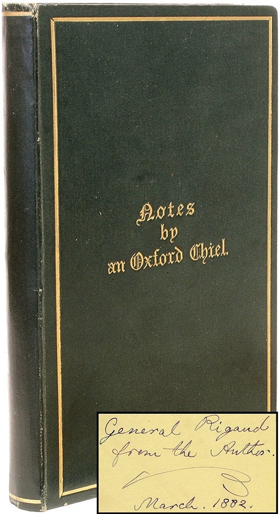 DODGSON Charles L. Lewis Carroll. Notes by an Oxford Chiel. | Etsy
