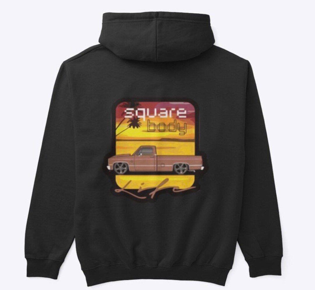 Square Body Life Hoodie - Etsy