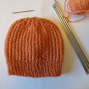 Reversible Rice Stitch Beanie Hat Pattern - Reversible Baby Beanie ...