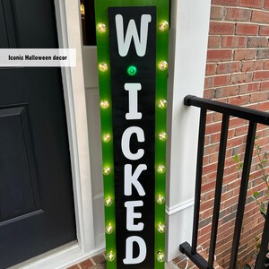 Wicked Light up Sign | Halloween Sign | Spooky Porch Decor | Yard Decor ...