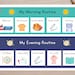 DIGITAL Kids Routine Chart Routine Chart Kids Daily Checklist Routine ...