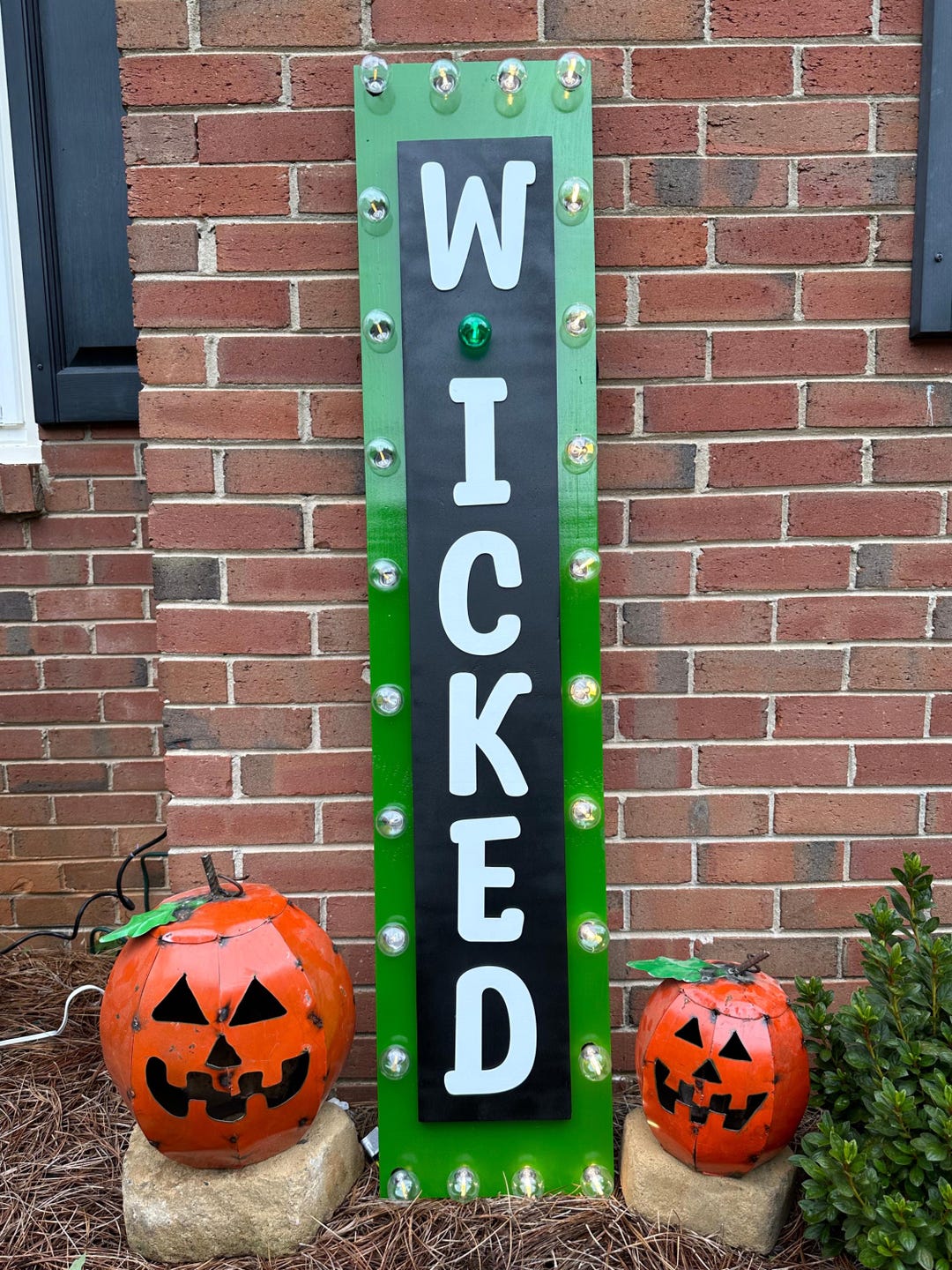 Wicked Light up Sign | Halloween Sign | Spooky Porch Decor | Yard Decor ...