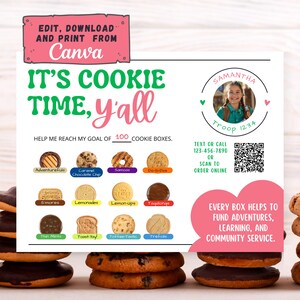 Digital Scout Cookie Sales Flyer Scout Cookies Order Form ABC and LBB ...