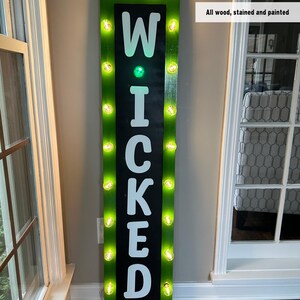 Wicked Light up Sign | Halloween Sign | Spooky Porch Decor | Yard Decor ...