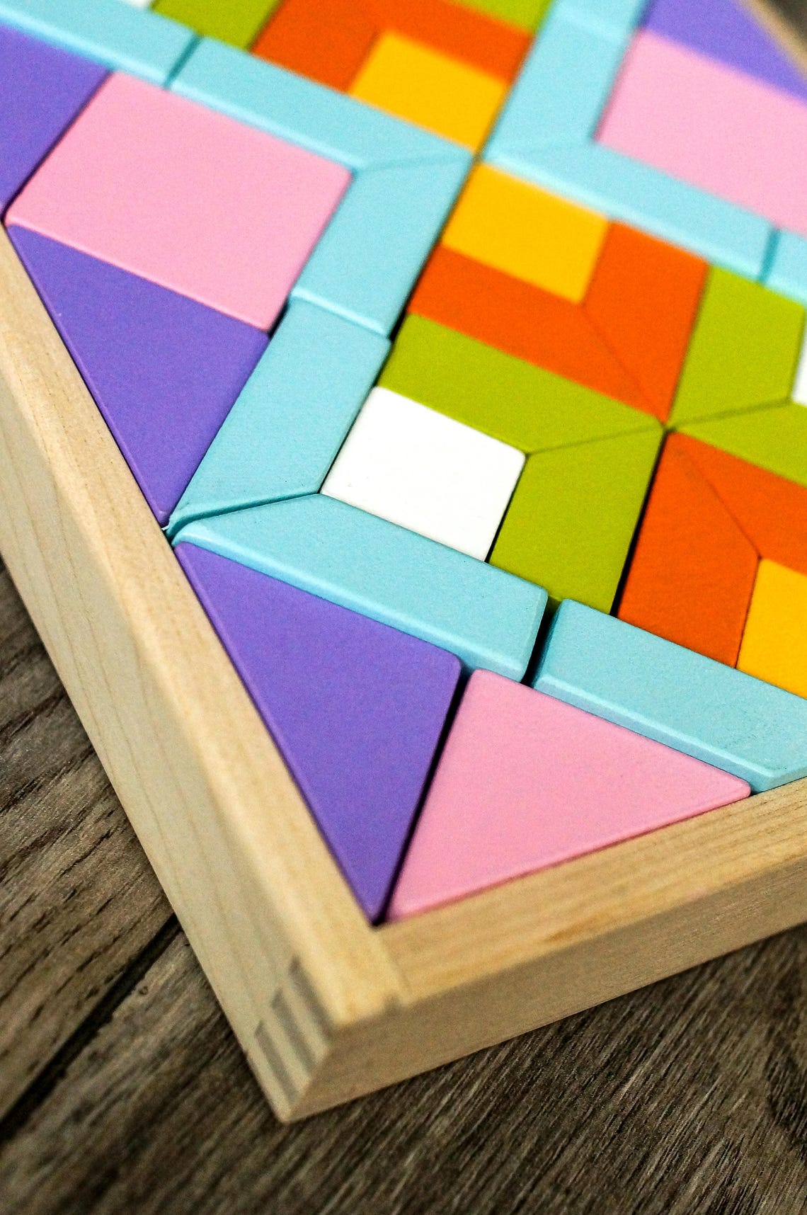 Shapes and Colors Puzzle Toy/ Educational Toy / Wooden Toy - Etsy