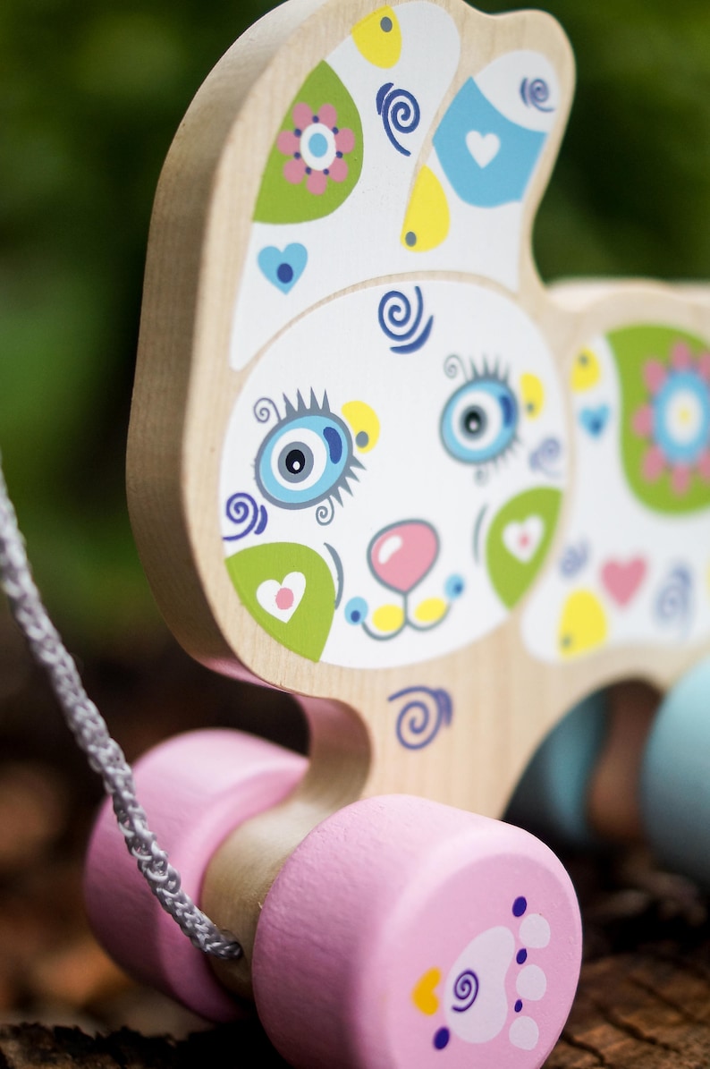 Push and Pull Toy / Wooden Car / Toy on Wheels / Toy on the - Etsy