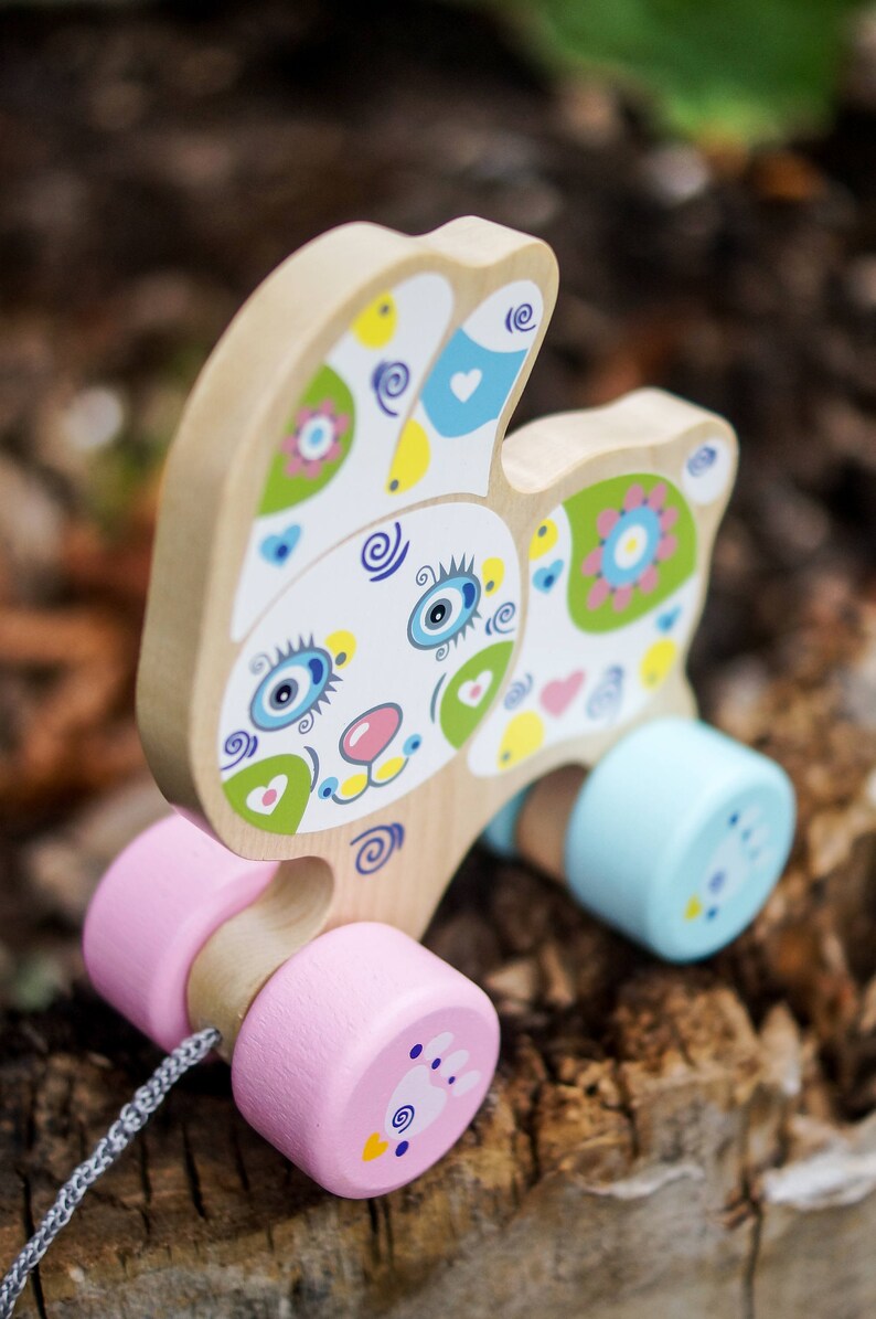 Push and Pull Toy / Wooden Car / Toy on Wheels / Toy on the - Etsy