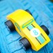 Mini Race Car / Yellow Car / Toy Car / Wooden Car / - Etsy