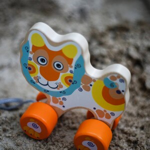 Wooden Toy/ Toy on Wheels / Toy on the String / Push & Pull - Etsy