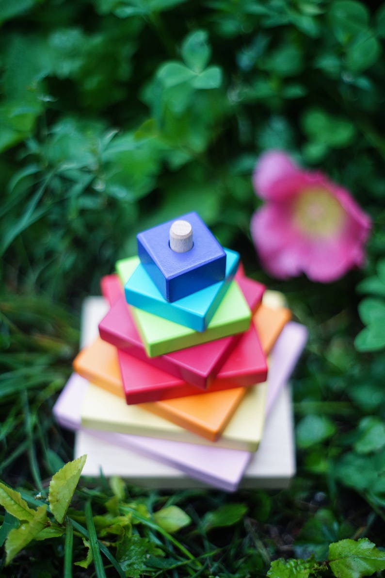 Wooden Pyramid / Wooden Constructor / Pyramid / Educational | Etsy