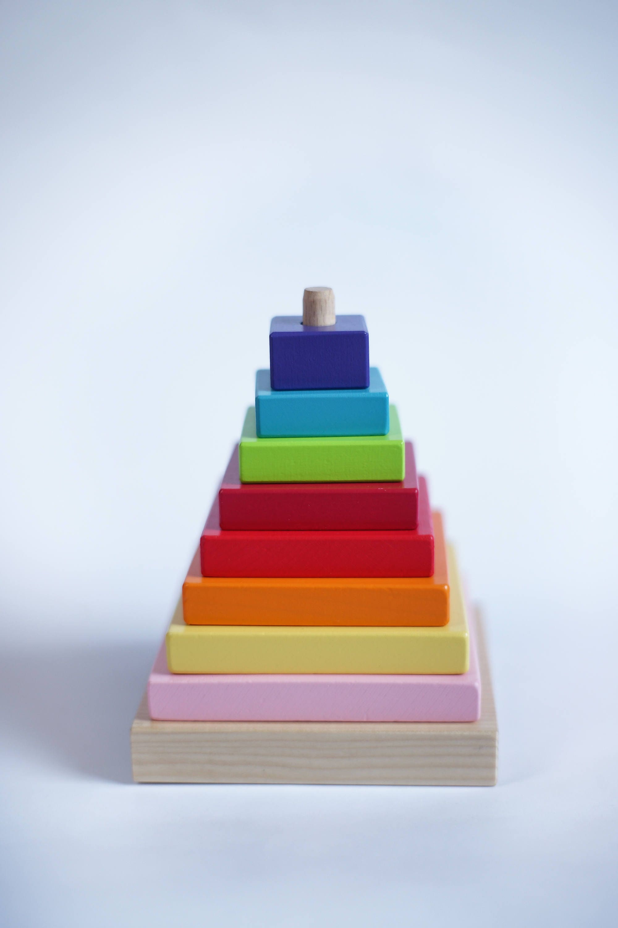 Wooden Pyramid / Wooden Constructor / Pyramid / Educational - Etsy