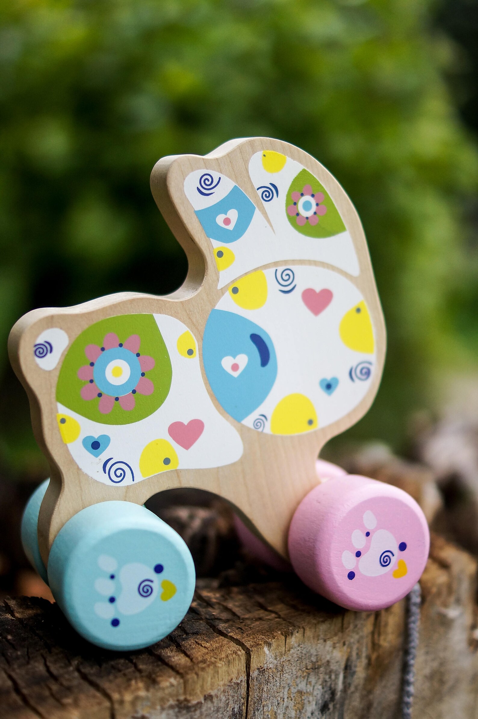 Push and Pull Toy / Wooden Car / Toy on Wheels / Toy on the - Etsy