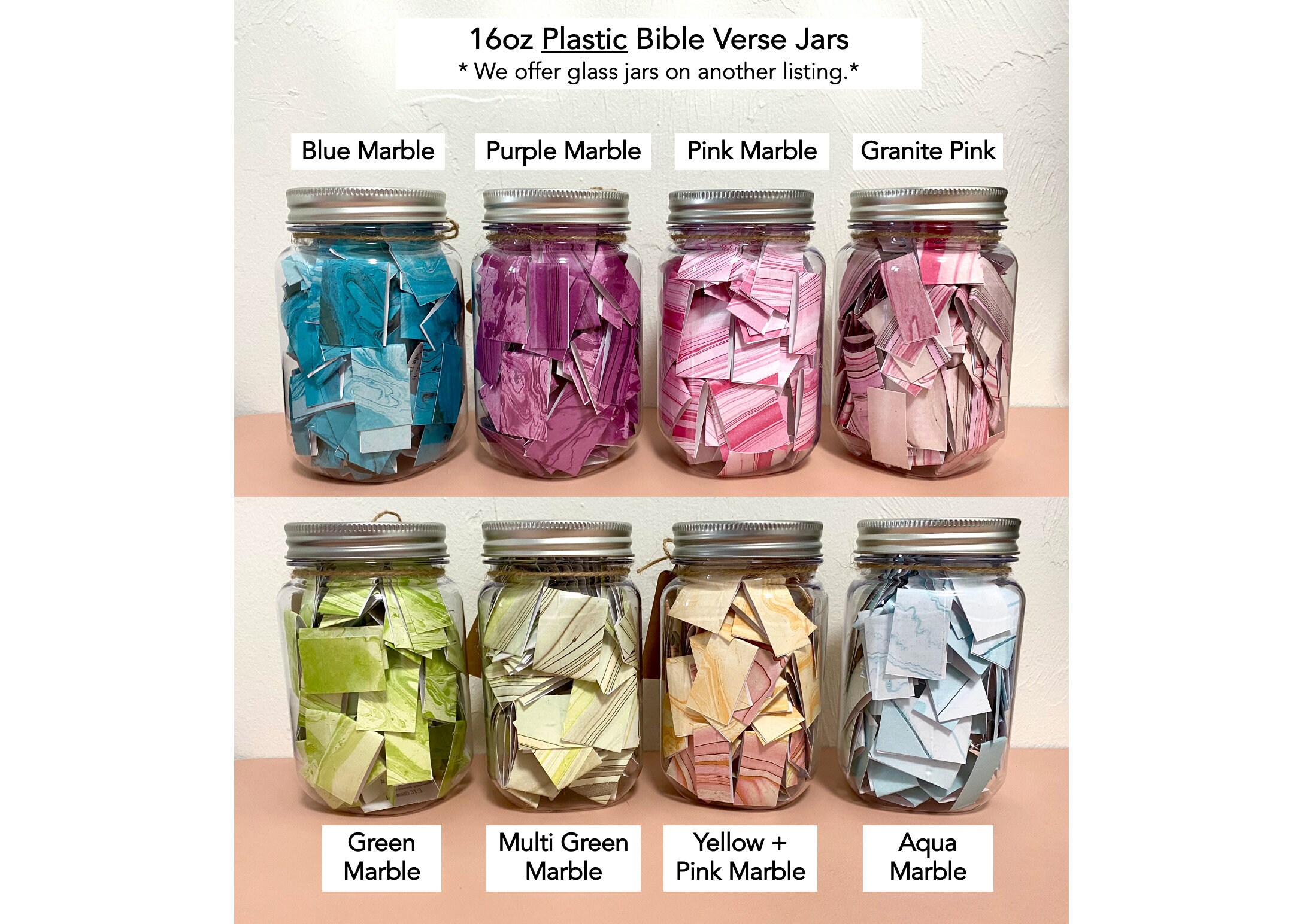 Bible Verse Jar 100 Inspirational Bible Verses Christian - Etsy