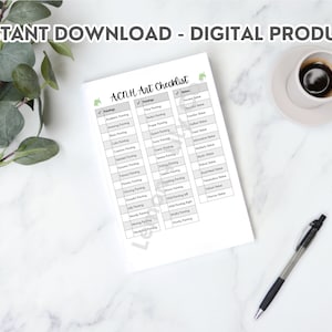 ACNH Museum Art Checklist - DIGITAL DOWNLOAD | Acnh Tracker, Acnh ...