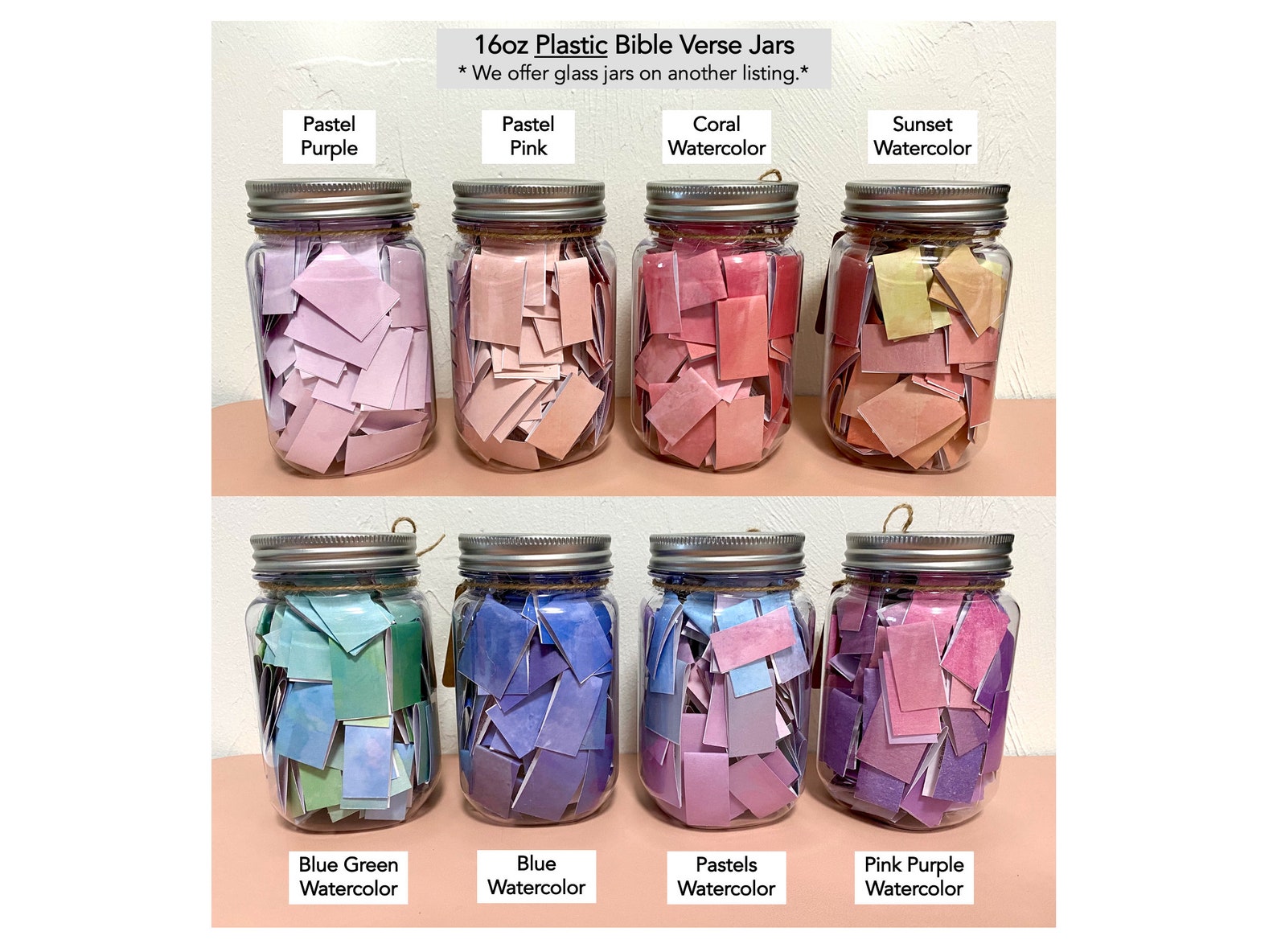 Bible Verse Jar 100 Inspirational Bible Verses Christian - Etsy