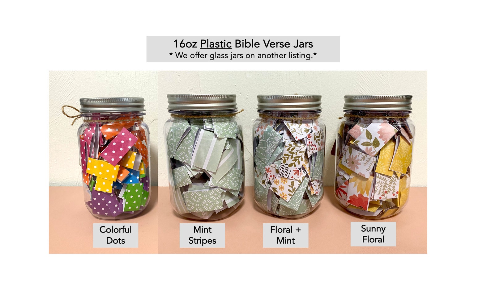 Bible Verse Jar 100 Inspirational Bible Verses Christian - Etsy