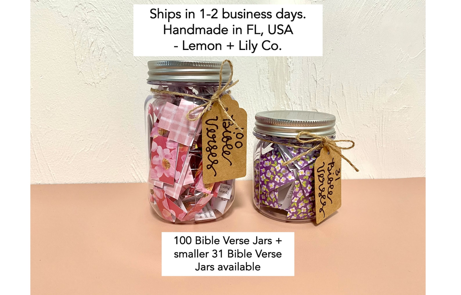 Bible Verse Jar 100 Inspirational Bible Verses Christian | Etsy