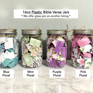 Bible Verse Jar 100 Inspirational Bible Verses Christian - Etsy
