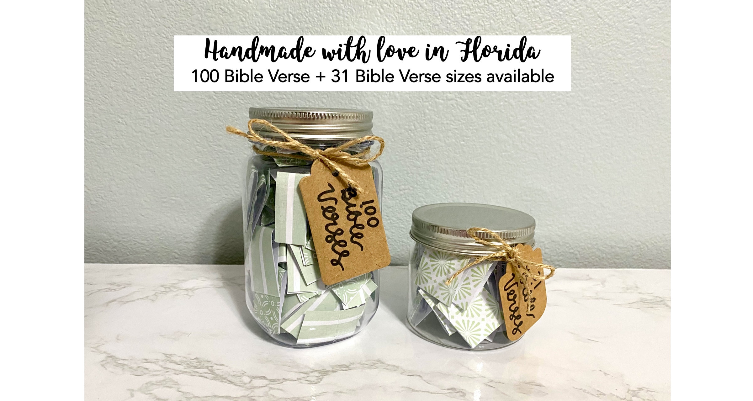 Bible Verse Jar 100 Inspirational Bible Verses Christian - Etsy