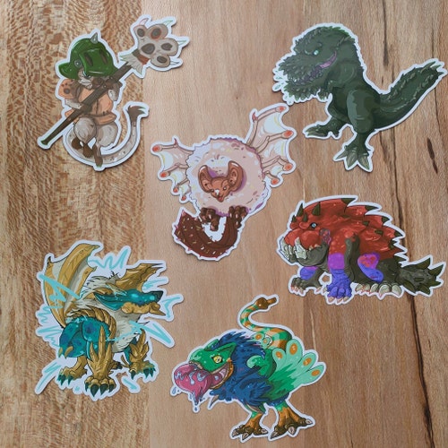 Monster Hunter Sticker Set | Etsy