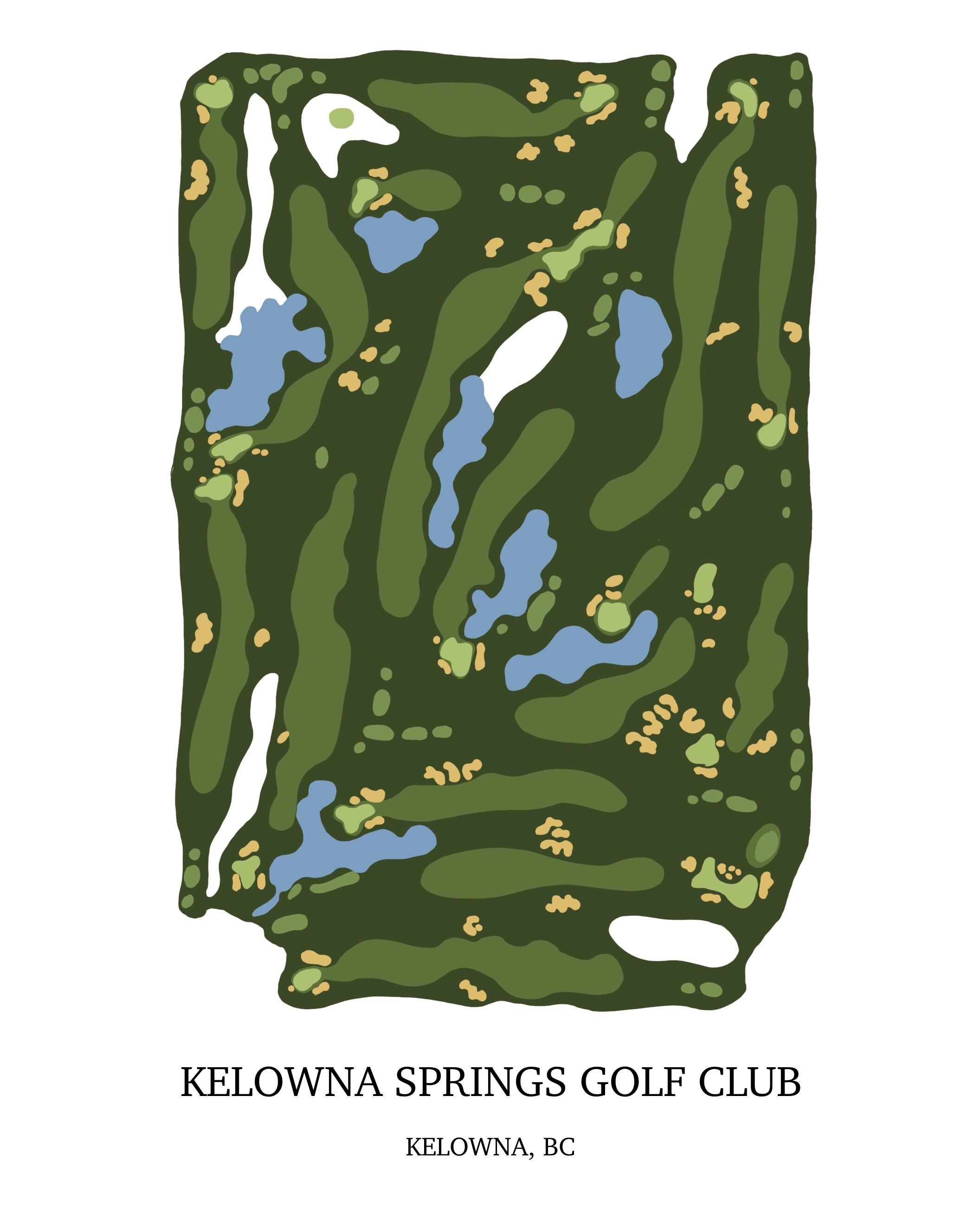 Custom Golf Course Hole Layout Map - Etsy