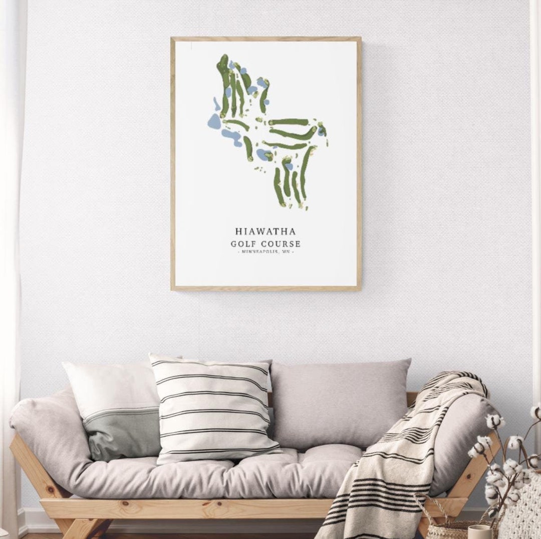 Custom Golf Course Hole Layout Map - Etsy