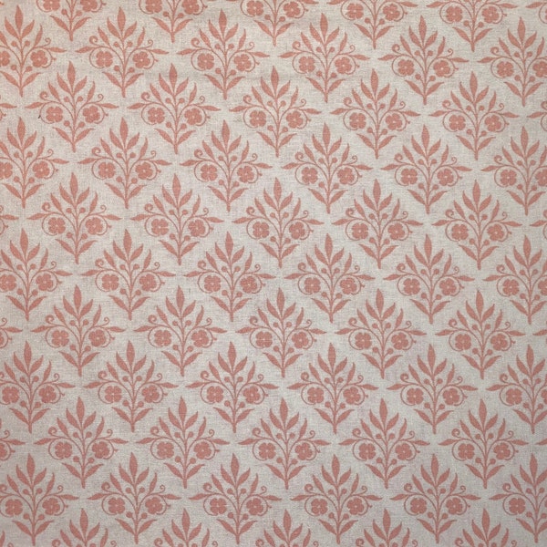 Pink Damask Fabric - Etsy