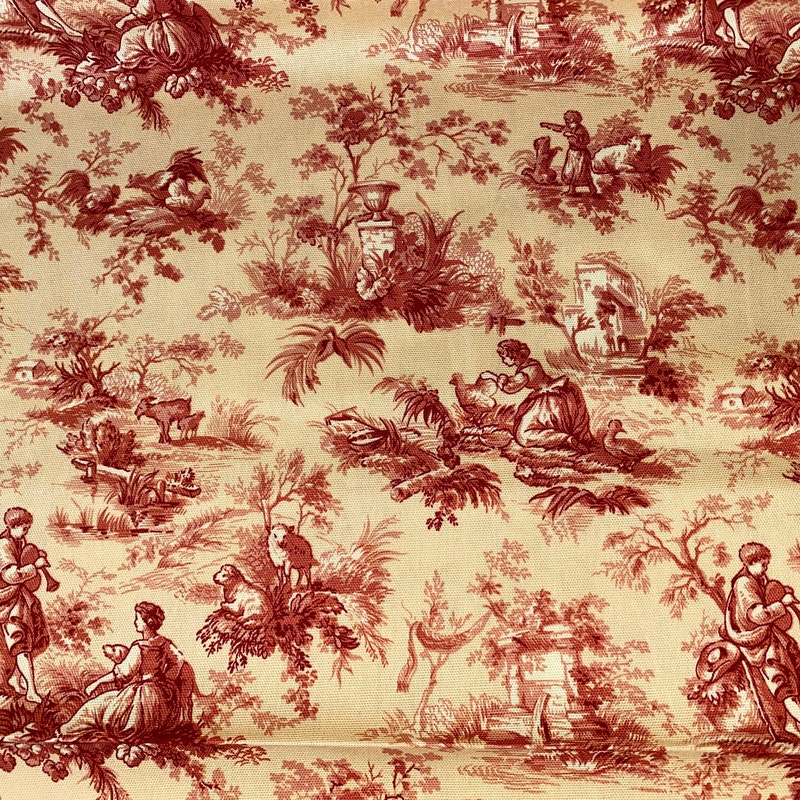 Toile Fabric by the Yard - Etsy