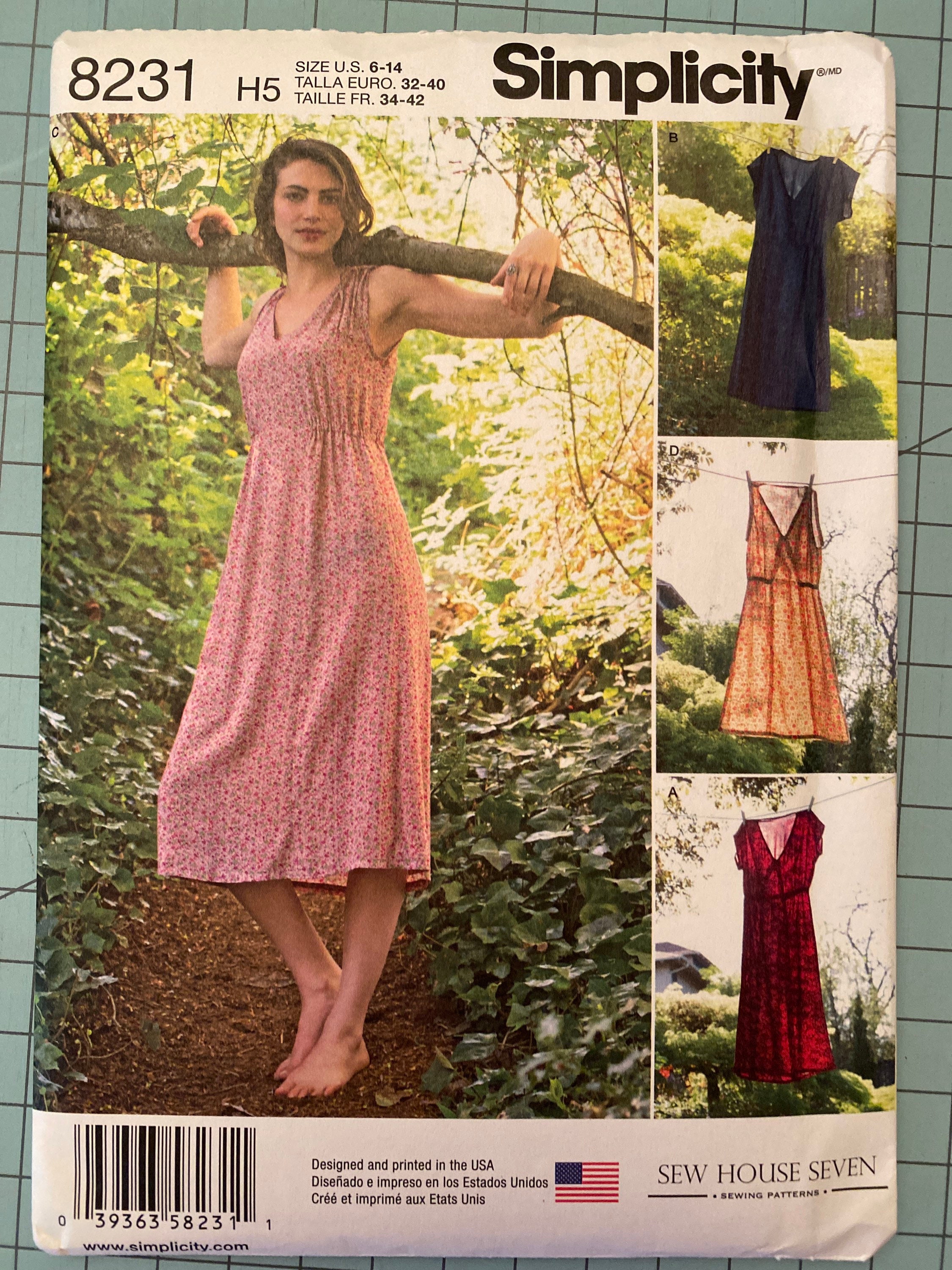 Simplicity Sewing Pattern 0433/1201 2564 2586 4334 8220 or - Etsy