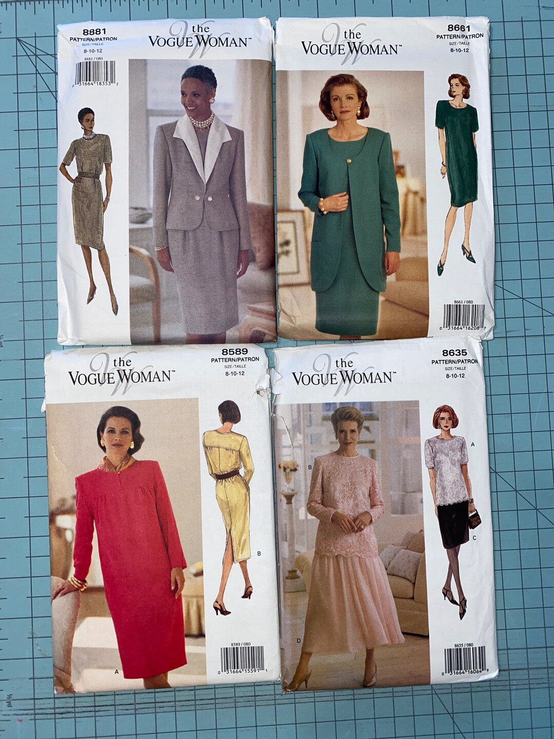 Vogue Sewing Patterns 8589, 8635, 8661 or 8881 *you Pick* Misses' Size ...