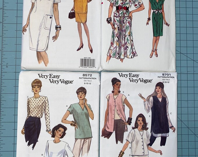 Vogue Sewing Patterns 8572, 8693, 8701 or 9608 *you Pick* Misses' Size ...