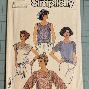 Simplicity Sewing Patterns you Choose 6848, 7594 or 8604 Size 6-10 ...