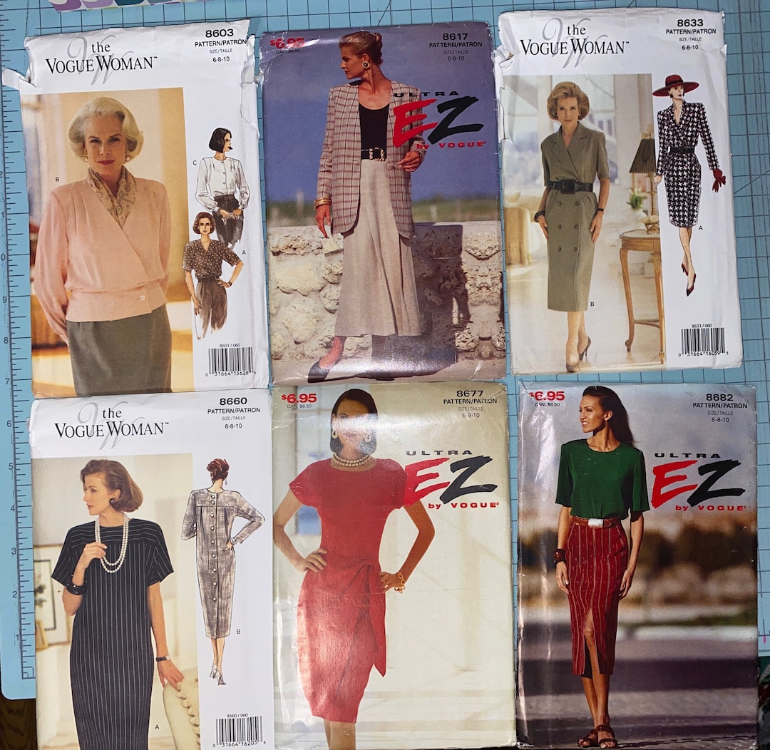 Vogue Sewing Patterns *you Pick* 8603, 8617, 8633, 8660, 8677 or 8682 ...