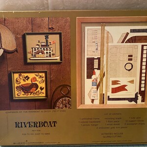 Buzza Cardozo Riverboat Creative Decor Kit Boat Kit Vintage - Etsy