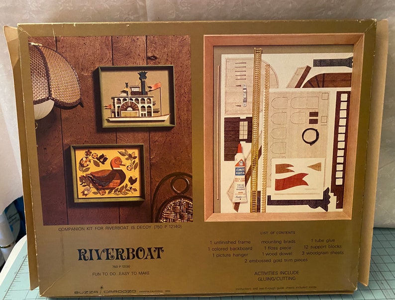 Buzza Cardozo Riverboat Creative Decor Kit Boat Kit Vintage - Etsy