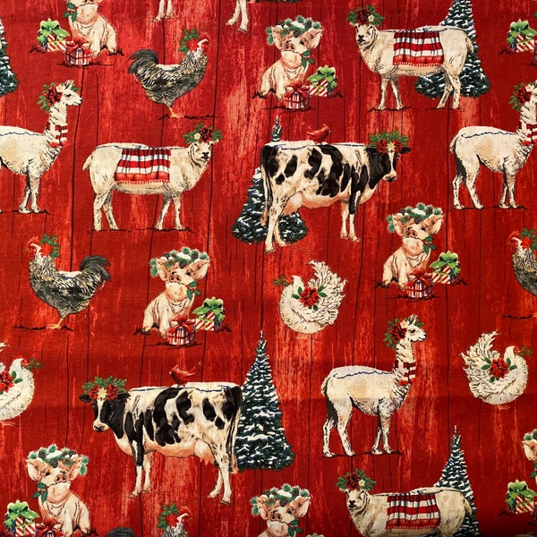 Christmas Fabric - Etsy