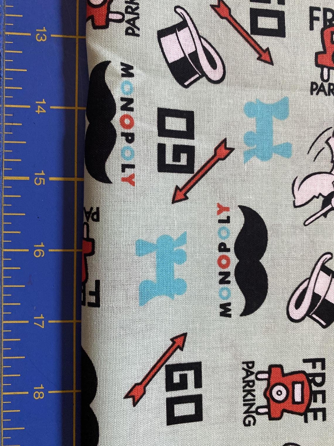 Monopoly Fabric Cotton Fabric Fat Quarter by the Yard - Etsy