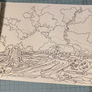 Tri-chem Pictures to Paint *your Choice* Landscape or Bears Happy Home ...