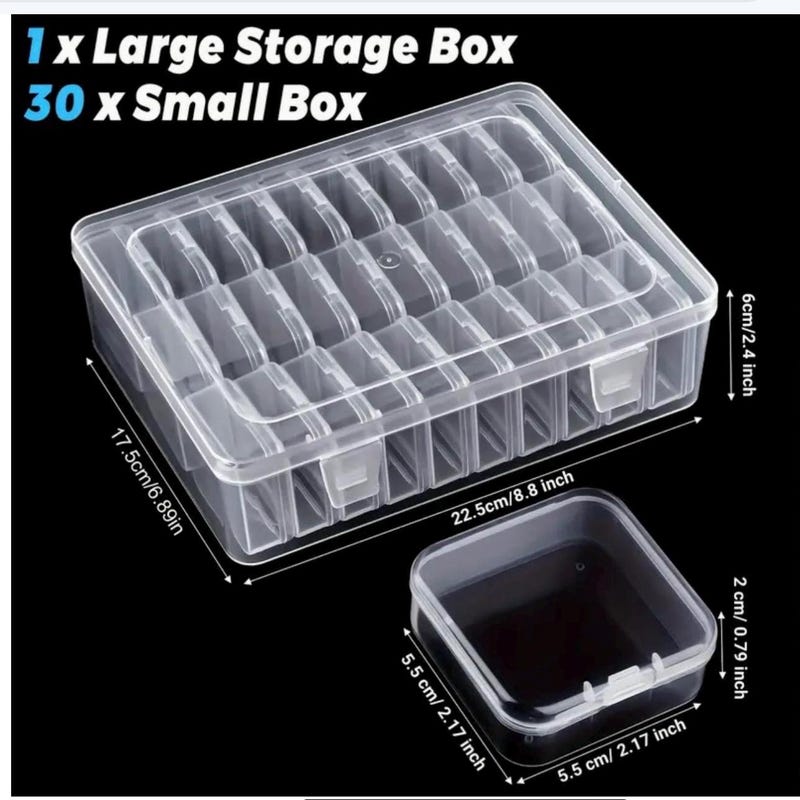 Bead Storage Containers - Etsy